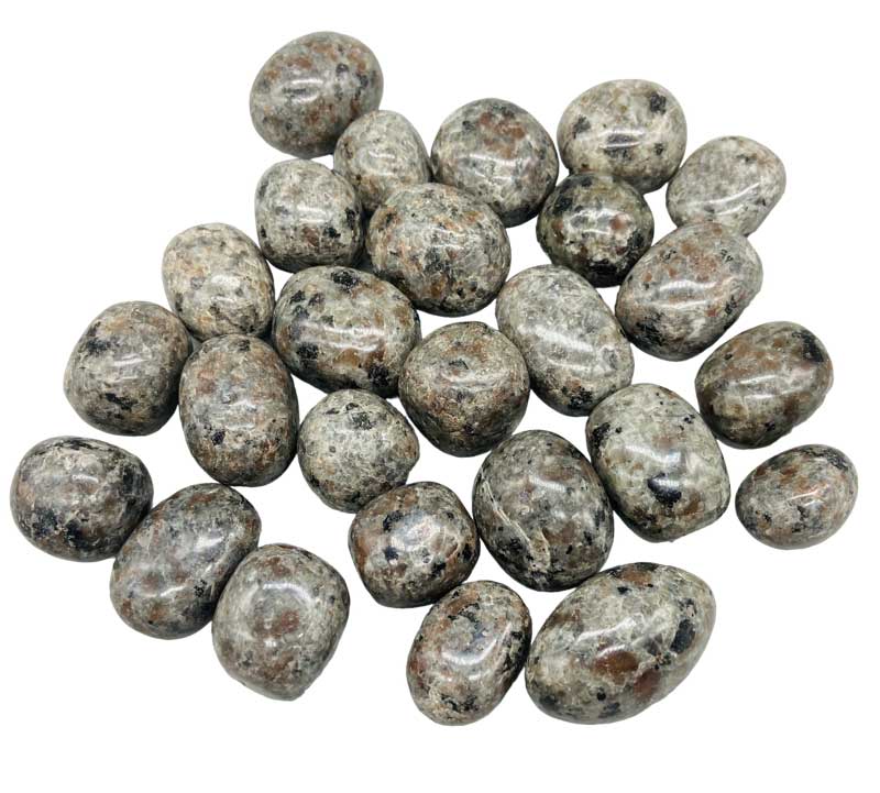1 lb Flame Stone tumbled stones-Azuregreen