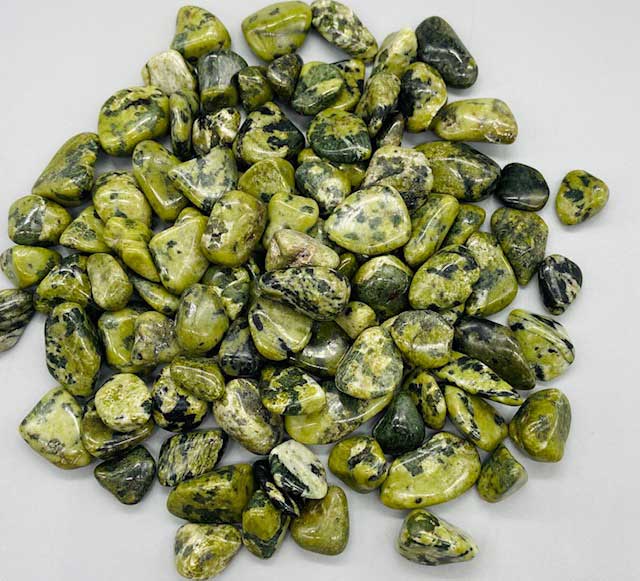 1 lb Nephrite Jade tumbled stones-Azuregreen