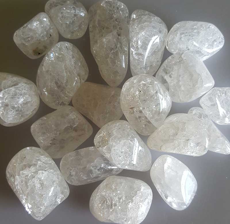 Quartz Gemstone Naturally Cracked Tumbled Gemstone Azuregreen Quartz Gemstone Naturally Cracked Tumbled Gemstone Azuregreen