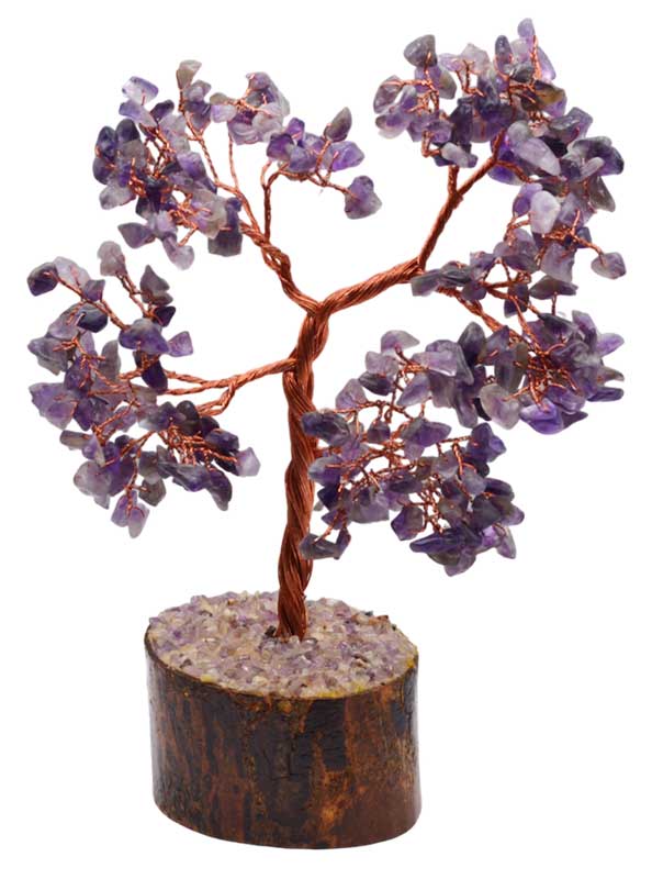 Amethyst gemstone tree