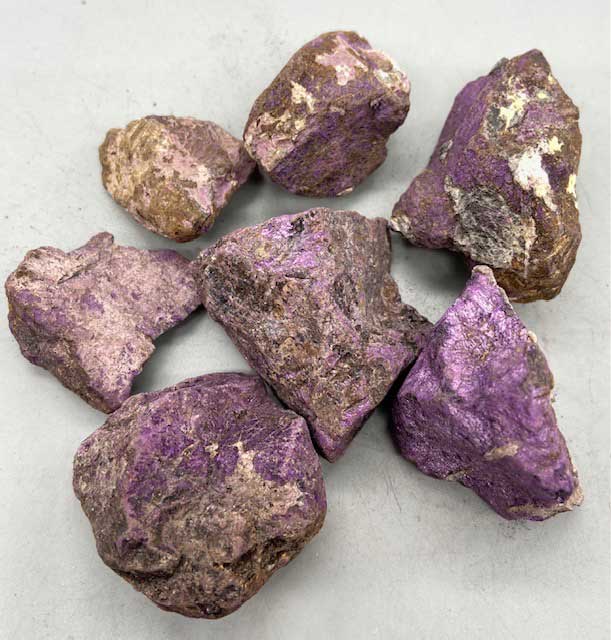1 lb Purpurite untumbled stones-Azuregreen